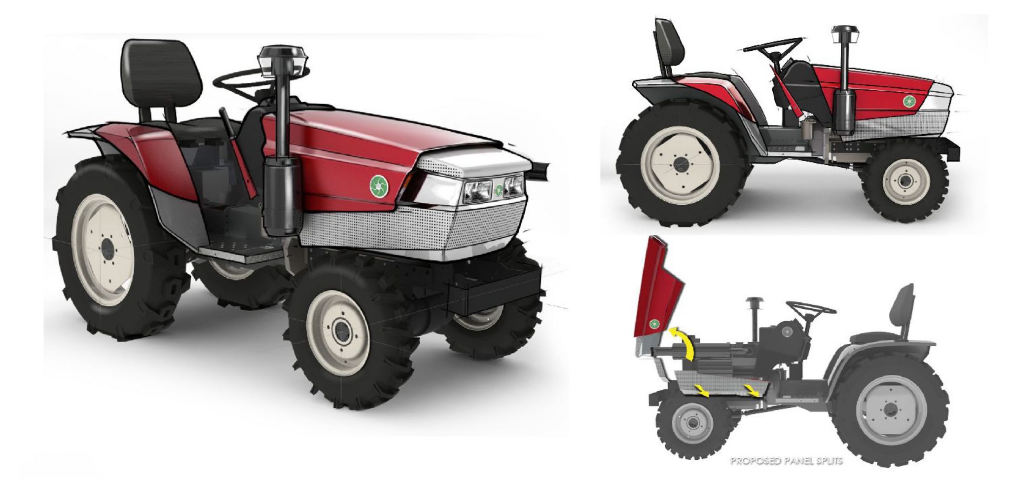 Orchard Tractor – Mozaic Design